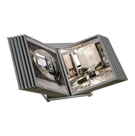 Steel Swinging Countertop Display 12 Flip Panels | 12x18, 20x24 Sizes ...