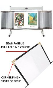 Euro-Design Classic Countertop Swing Display with 25 Sewn Flip Panels ...