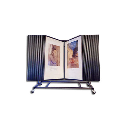 Panelrama Multi Panel Poster Display Floor Stand 50 Flip Panels 30x40 ...