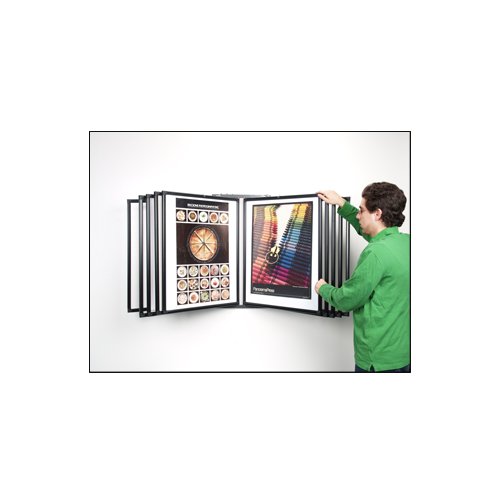 Wall-Mount Plastic Swinging Panel Flip Poster Displays – SwingPanels