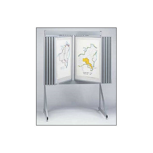 Straight Line Swinging Multi Panel Matboard Floor Display Free Shipping ...