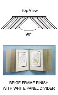 Straight-Line Multi-Panel Swinging Panels Wall Displays FREE SHIPPING ...