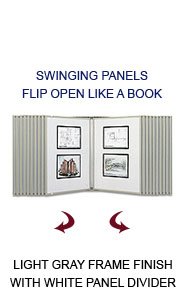 Straight-Line Multi-Panel Swinging Panels Wall Displays FREE SHIPPING ...