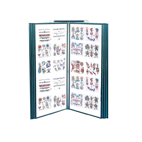 Swinging Panels Flash Art Wall Display, Tall 31x73 Steel Flip Panels ...