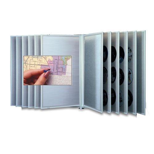 XL Multi Panel Vinyl Tackboard Wall Displays w Swing Panels Ships Free ...